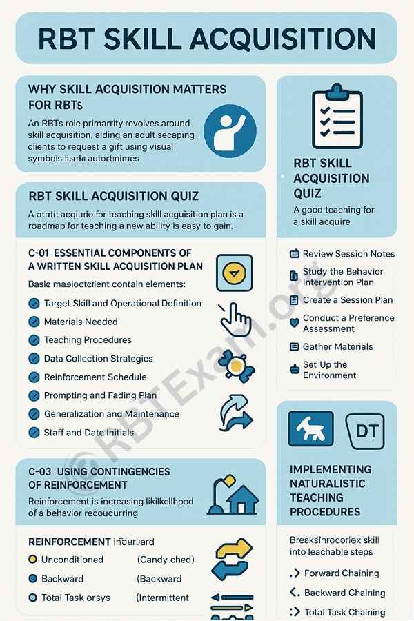RBT Exam Prep: Skill Acquisition (Unit C) – Full Guide